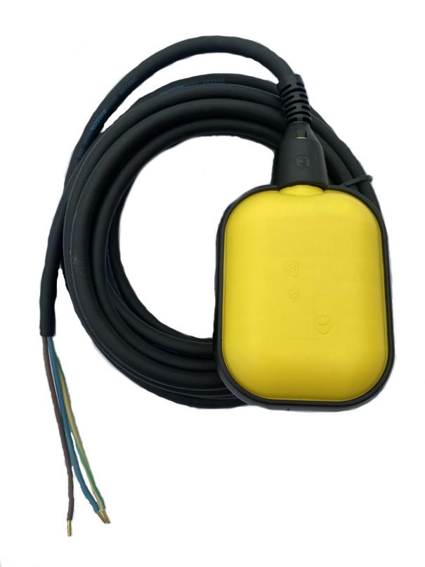 Float Switch with 5m cable | 3x cores | emptying | Gemgate Limited